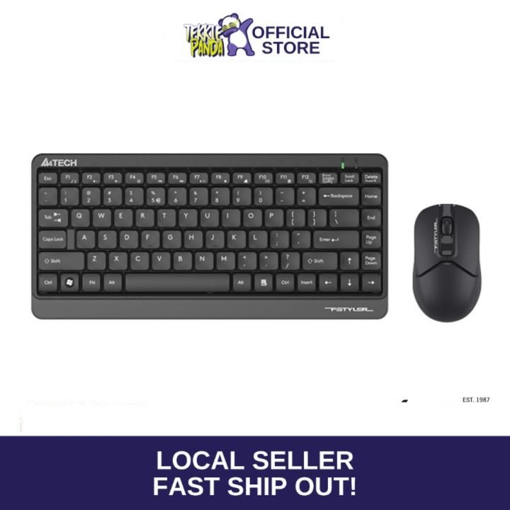A4Tech Fstyler Fg1112 Wireless Compact Keyboard And Mouse Combo Black | Lazada PH