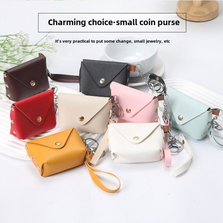 Mini Change Purse, Simple Leather Coin Purse, Portable Headphone Bag ...