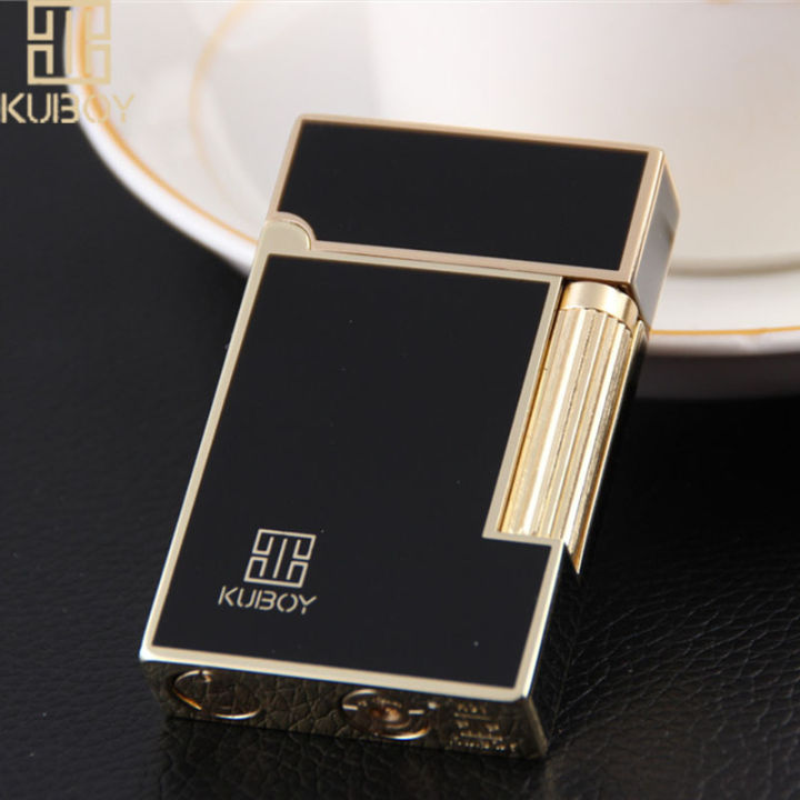 KUBOY Metal Steel Acoustic Side Sliding Gas Lighter Loud Lighter LT ...