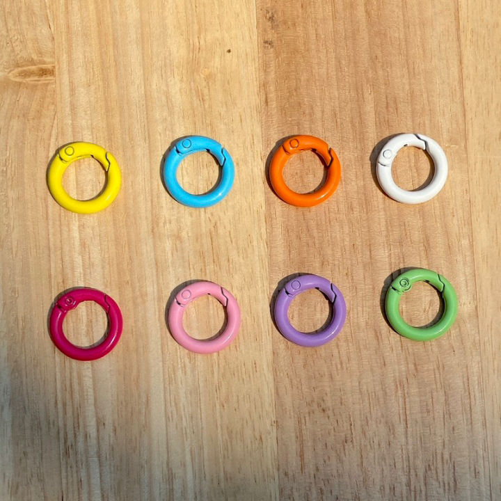 Y026 ตะขอกลมคล้องพวงกุญแจ 2 cmห่วงพวงกุญแจ | Lazada.co.th