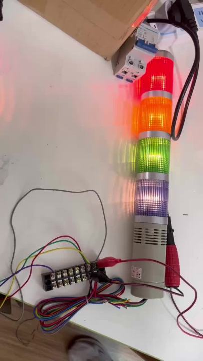 [Pneumatic] dc12v/24v industrial multilayer warning signal tower stack ...