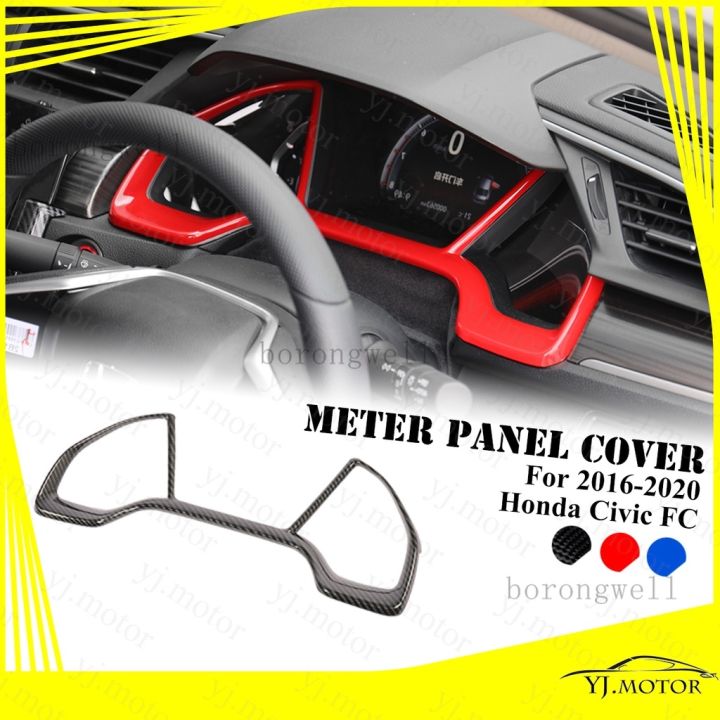 For 2016 - 2021 Honda Civic FC FK Meter Panel Cover Dashboard Panel ...
