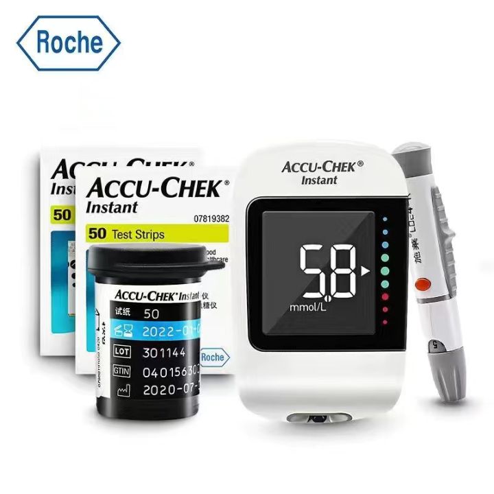 Roche ACCU Chek Instant Diabet Glucose Accu Chek Glucose Test Strips ...