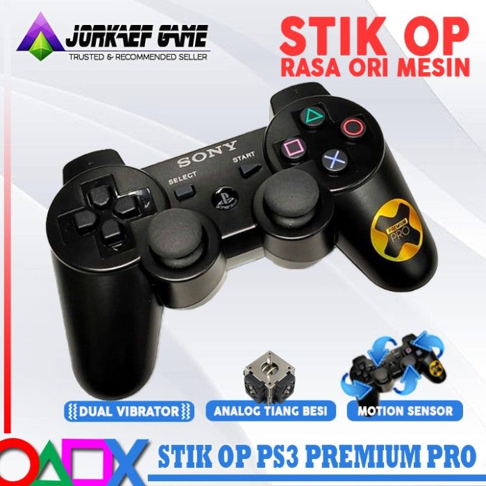 STIK PS3 SIXAXIS MOTION SENSOR PREMIUM PRO DS3 HITAM ORIPABRIK | Lazada Indonesia