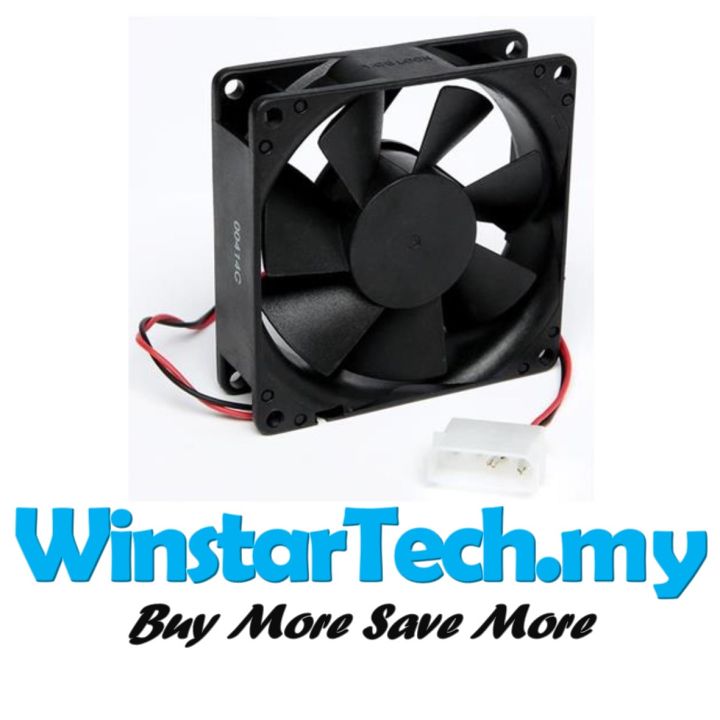 4 pin Molex DC 12V 80mm x 80mm Cooler Fan 8cm x 8cm Cooling fan CPU ...