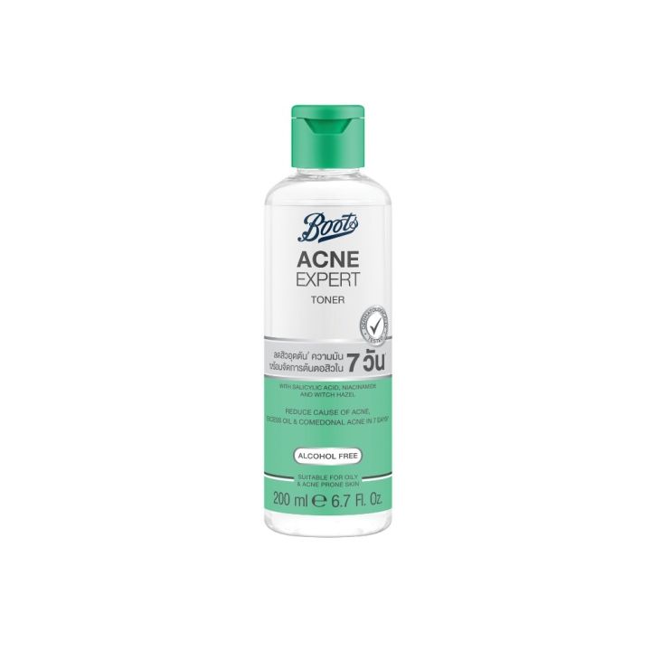 Boots Acne Expert Toner บู๊ทส์ แอคเน่ เอ็กซ์เพิร์ท โทนเนอร์ | Lazada.co.th