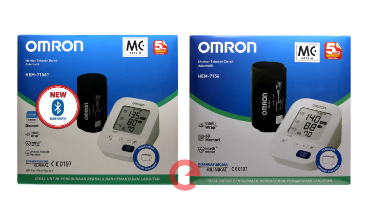 Omron HEM-7156 / HEM-7156T Blood Pressure Monitor (5-Year Warranty ...