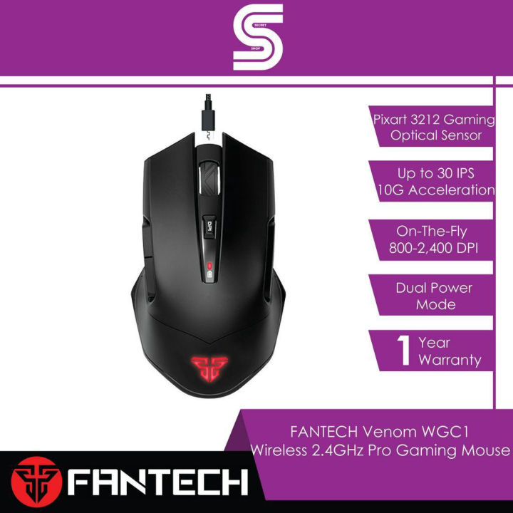 FANTECH Venom WGC1 Wireless 2.4GHz Pro Gaming Mouse | Lazada