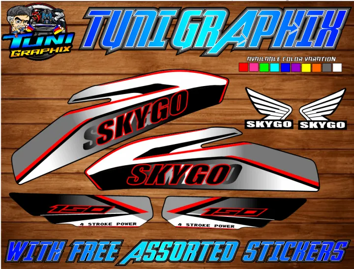 SKYGO 125 / 150 DECALS TMX STYLE | Lazada PH