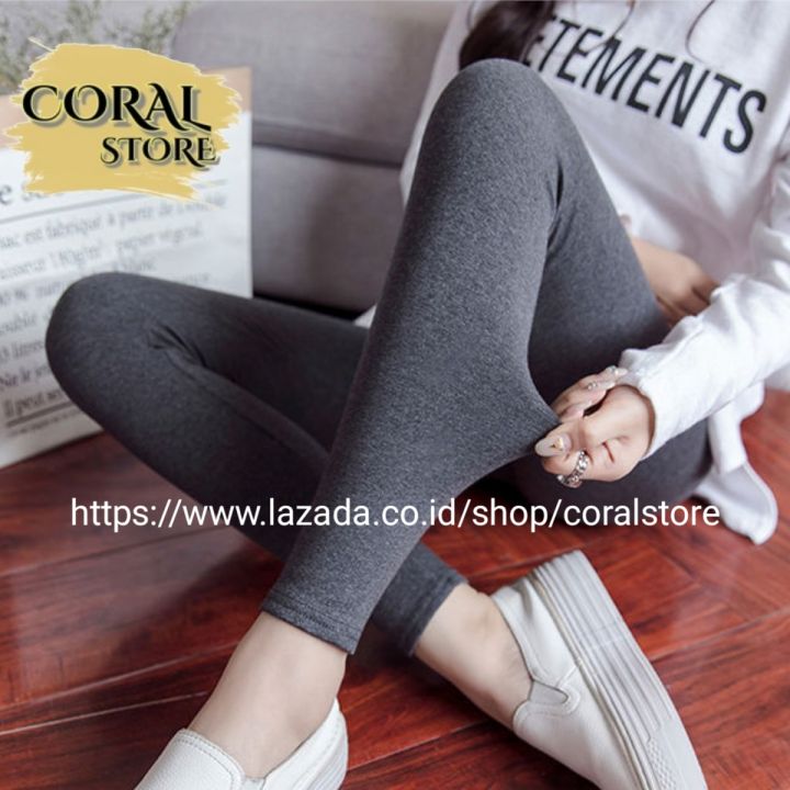 Legging Wanita Dewasa Import tebal - Celana Lejing Panjang Wanita ...