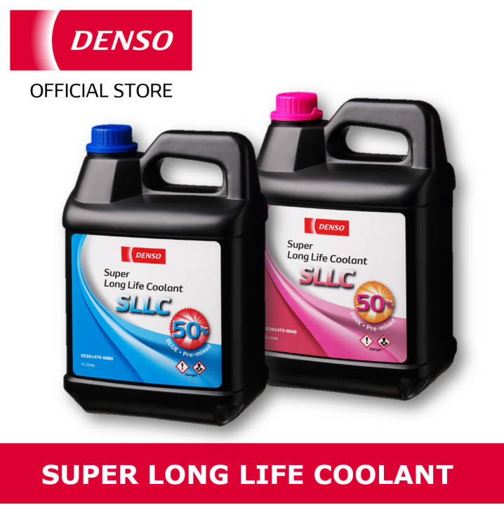 DENSO Super Long Life Coolant 4L - 50% Pre Mixed [Pink / Blue] | Lazada ...