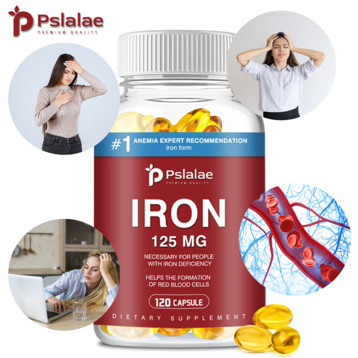 High Strength Gentle IRON Capsules 125 mg - para sa pagbuo ng ...