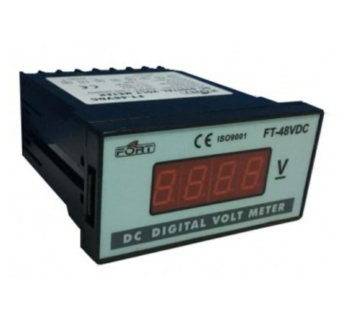 Digital DC Voltmeter FT72-VDC 48x96mm 1P Panel Meter | Lazada Indonesia