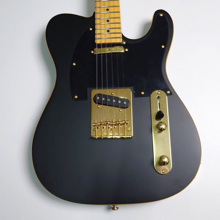 Fender Telecaster Black Electric Guitar Matte Finish Body 22 Frets ...