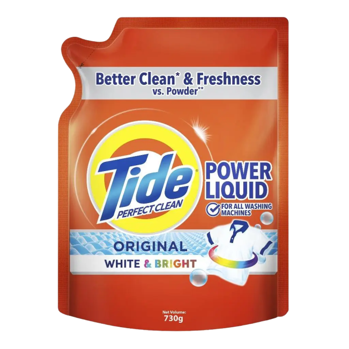 Tide Perfect Clean Liquid Detergent Brilliant Whites 730 g (Laundry ...