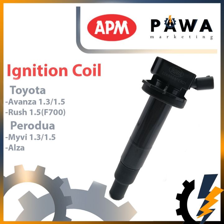 Original Apm Ignition Coil Toyota Avanza / Toyota Rush /Perodua Myvi / Perodua Alza | Lazada