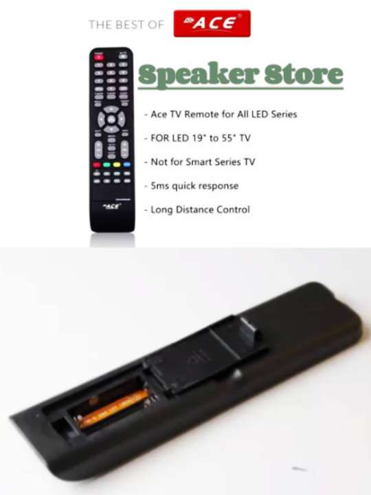 Ace TV LED Series Remote Controllers/tested before ship out | Lazada PH