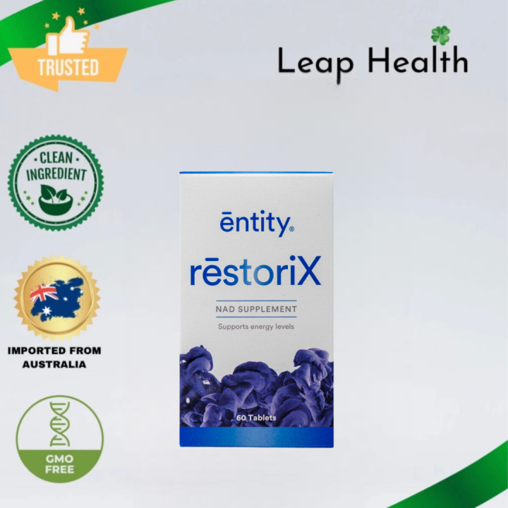 Entity Health RestoriX (NAD Supplement) Nicotinamide Niacin Quercetin ...