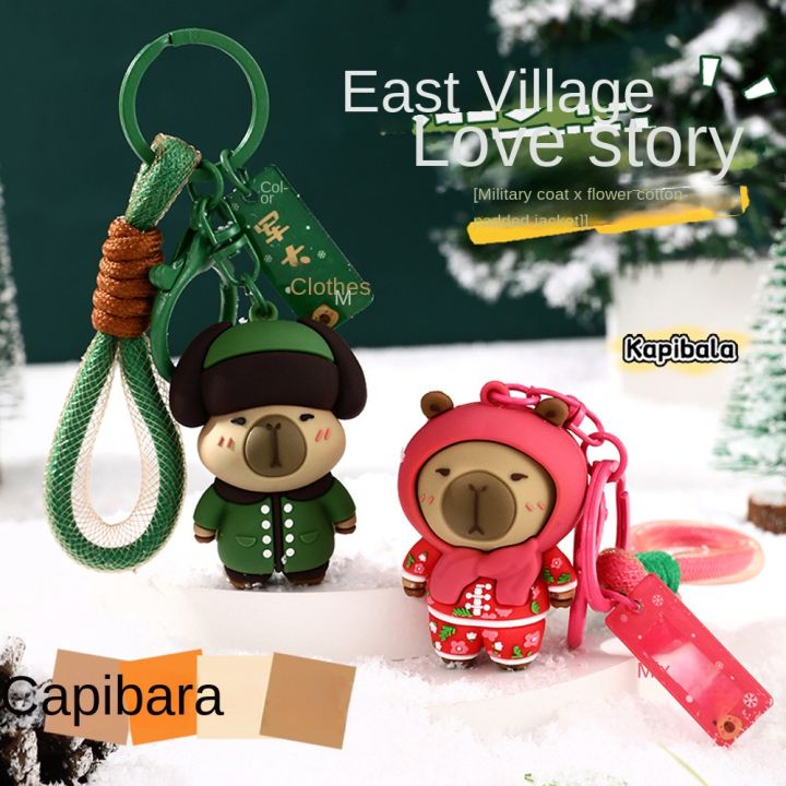 FSDFG การ์ตูนลายการ์ตูน พวงกุญแจคาลิปบาร่า การจำลองแบบจำลอง เสื้อแจ็คเ ...