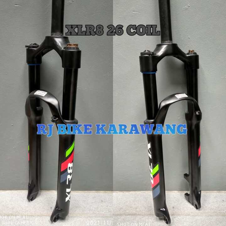 FORK XLR8 COIL 26 dan 27.5 T120 BLACK | Lazada Indonesia