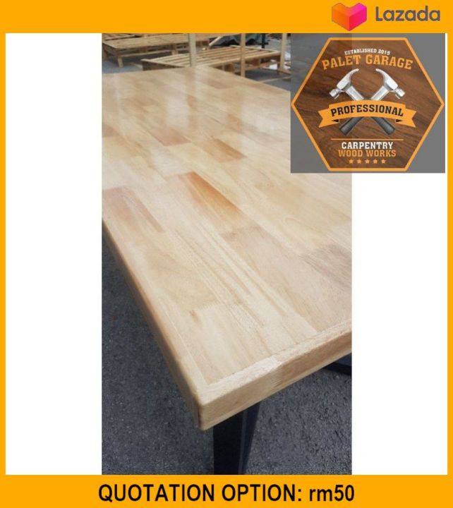 Table Top Solid Dan Customize Baru/sila Dm Admin Panjang X Lebar Utk ...