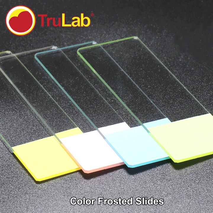 Trulab, Microscope Slide 45° Color Frosted, 50pcs Laboratory Supplies ...