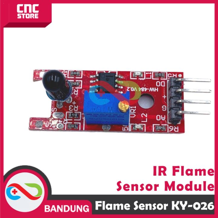 Flame Sensor Module Ky 026 Fire Detection Sensor Module Arduino