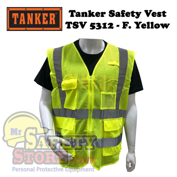 Tanker Safety Vest TSV5312 - Yellow | Lazada