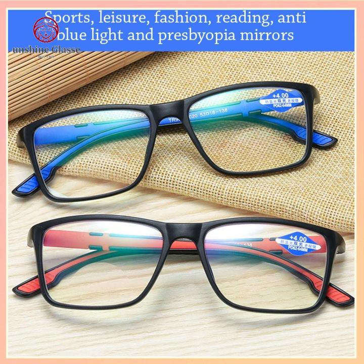 SGS Eye Protection Anti-Blue Light Reading Glasses Ultralight Blue Ray ...