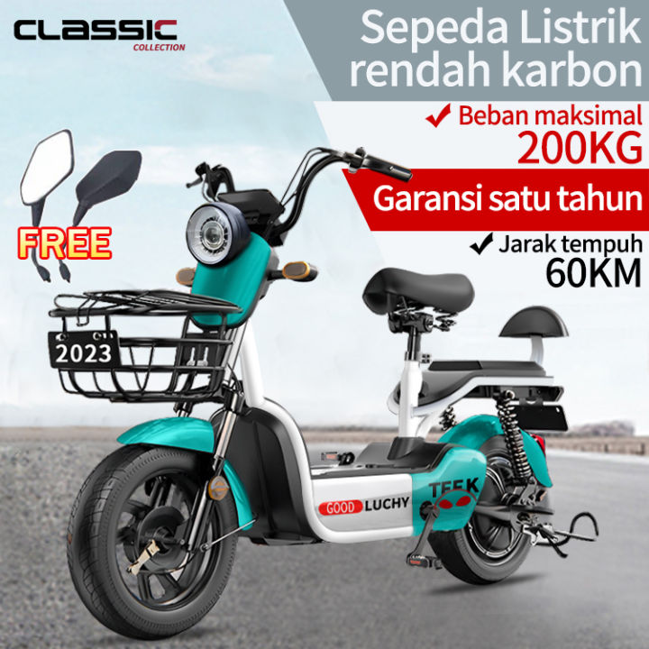 Sepeda Listrik Motor 48V Sepeda Listrik Dewasa Sepeda Motor Listrik ...