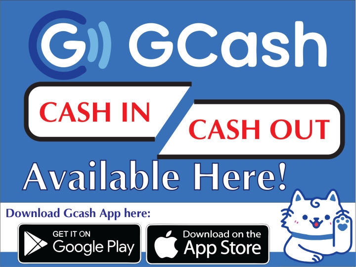 GCASH CASH IN/CASH OUT SIGNAGE ONLY | Lazada PH