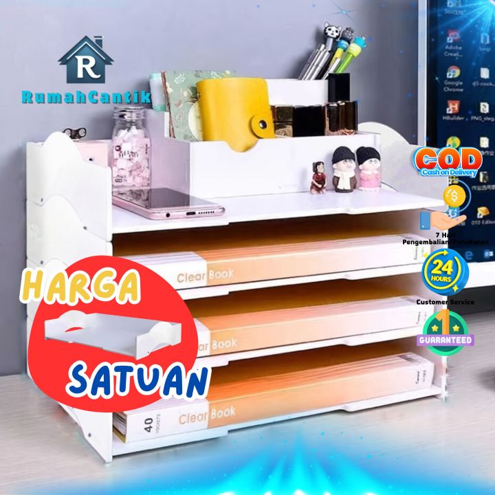 RumahCantik - Rak Folder Document Organizer Desk Organizer Tempat File ...