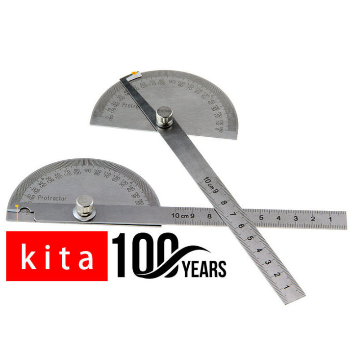 kita100years #RRRC89 angle Ruler Stainless Steel Universal Multi ...