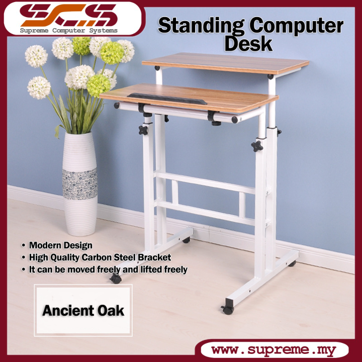 Adjustable Height Computer Table / Adjustable Height Laptop Table ...