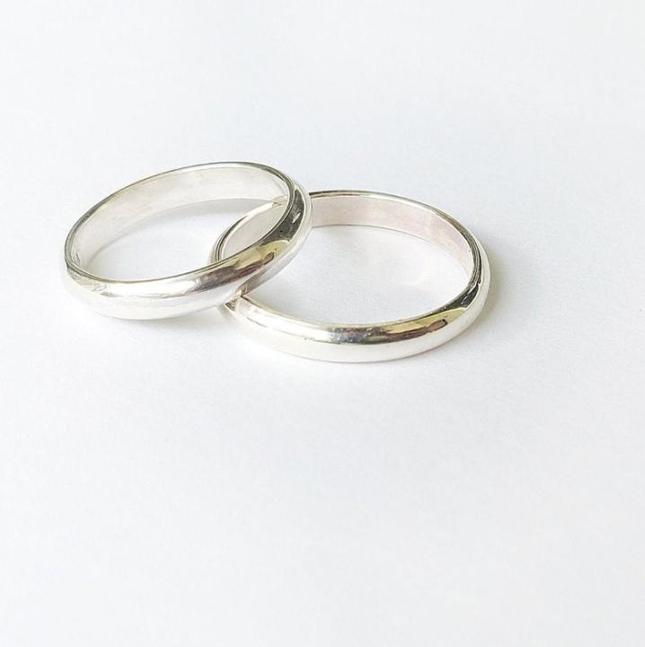 classic couples ring premium silver wedding ring engagement rings ...