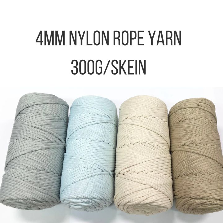 SG Seller - Crochet Bag Yarn 4mm Nylon Macrame Cord | Pearl Round Yarn ...