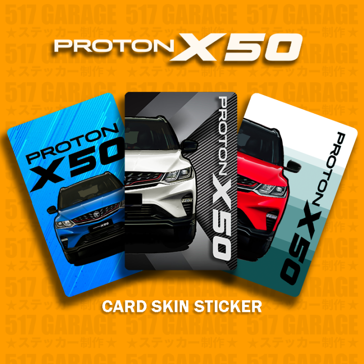 PROTON X50 - ATM STICKER - TNG CARD STICKER - BANK CARD STICKER - TOUCH ...