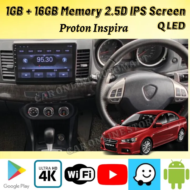 PROTON INSPIRA~ MOHAWK T3L MS SERIES Q-LED 1GB+16GB 4K ANDROID PLAYER ...