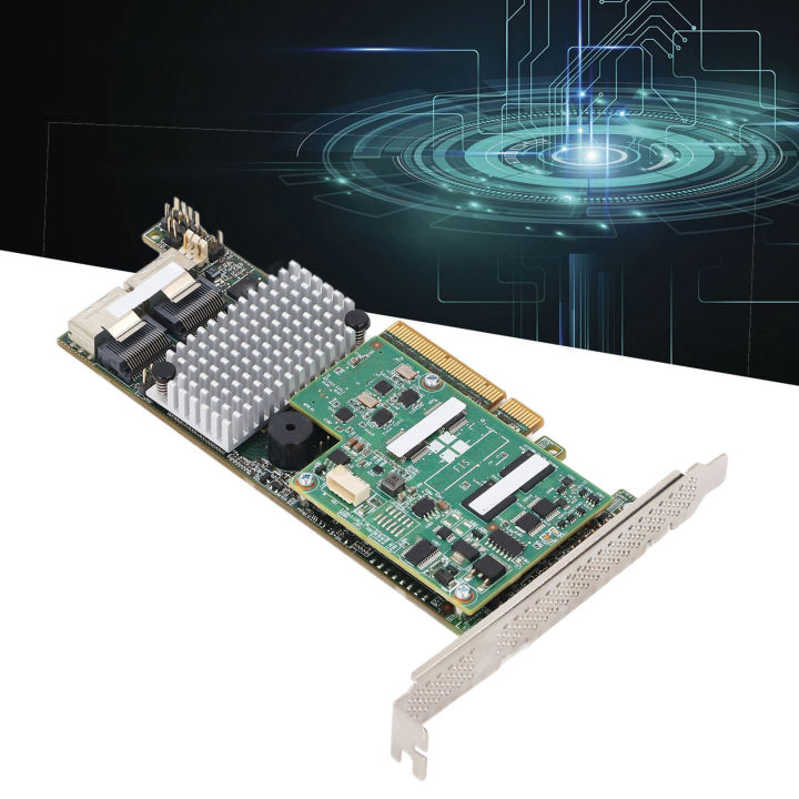 RAID Controller Card 6GB Per Second Transfer SAS Controller Card Array Card for RAID Improved ...