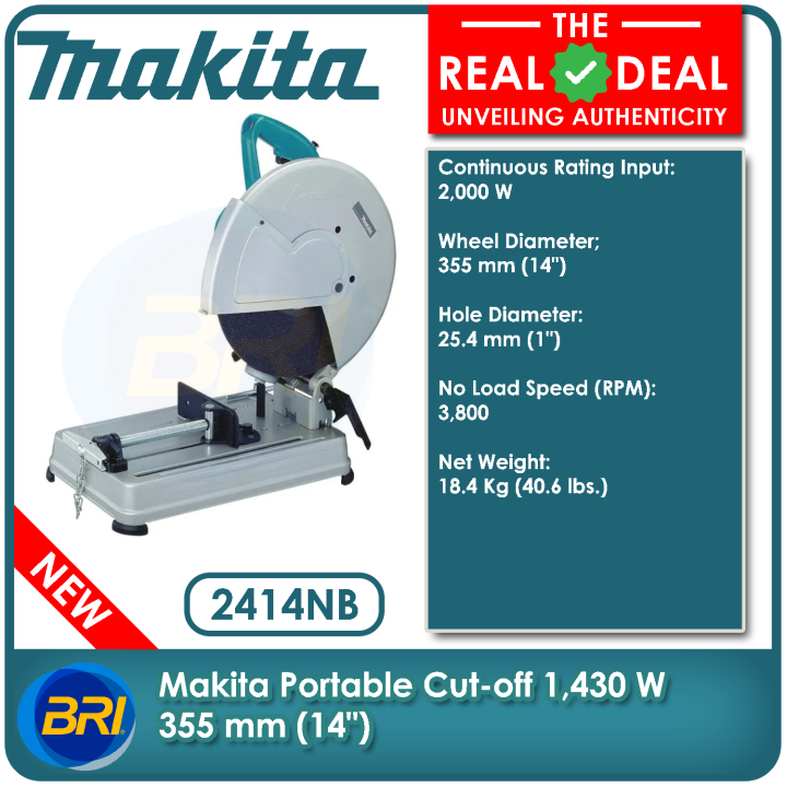 Makita Portable Cut-off 2414NB 1,430W 355 mm (14") | Lazada