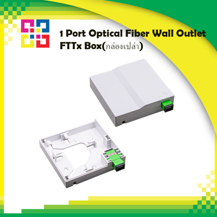 1 Port Optical Fiber Wall Outlet FTTx Box(กล่องเปล่า) | Lazada.co.th