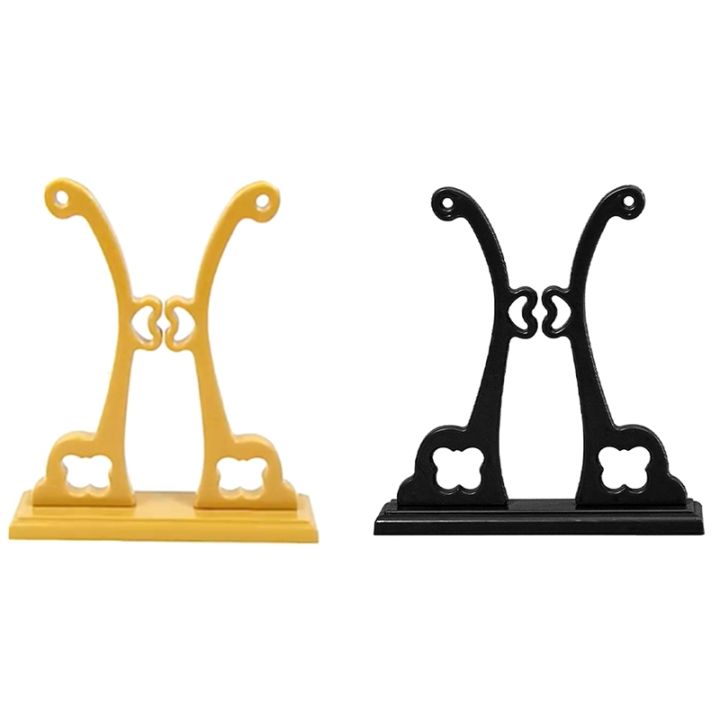 Round Hand Fan Holder Display Stand Vintage Antique Handheld Folding ...