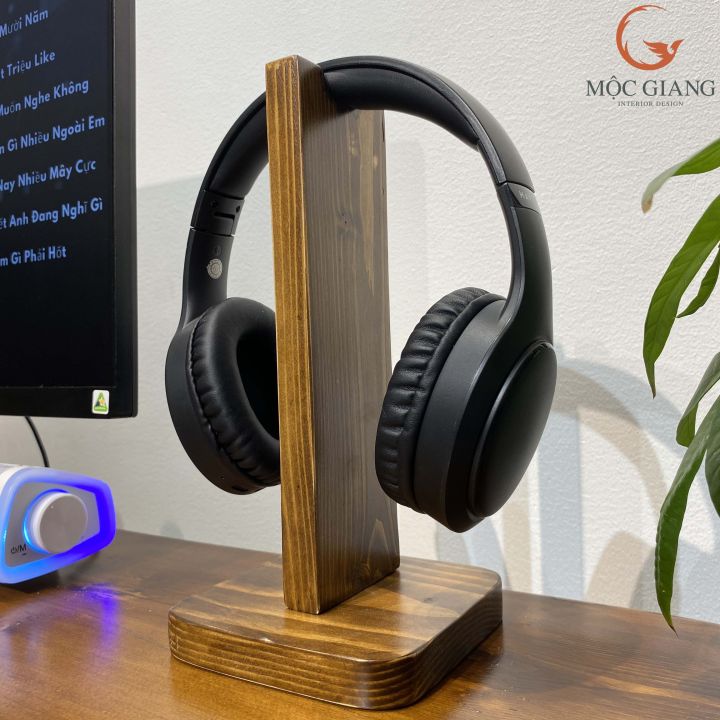 Giá Đỡ Tai Nghe Gỗ - Giá Treo Tai Nghe Headphone Full Size Gỗ Tự Nhiên ...