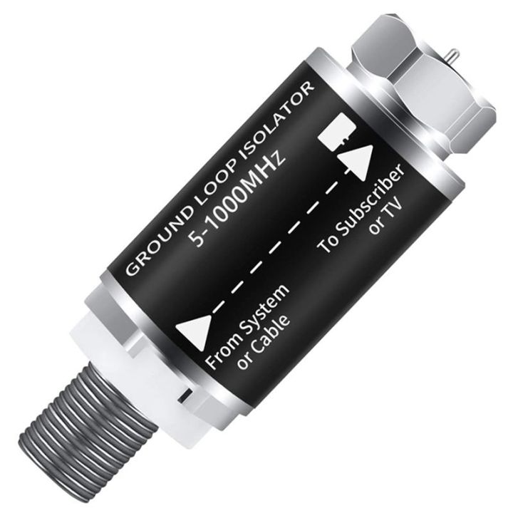 Ground Loop Isolator - Cable TV Audio Isolation Transformer, TV/Noise ...