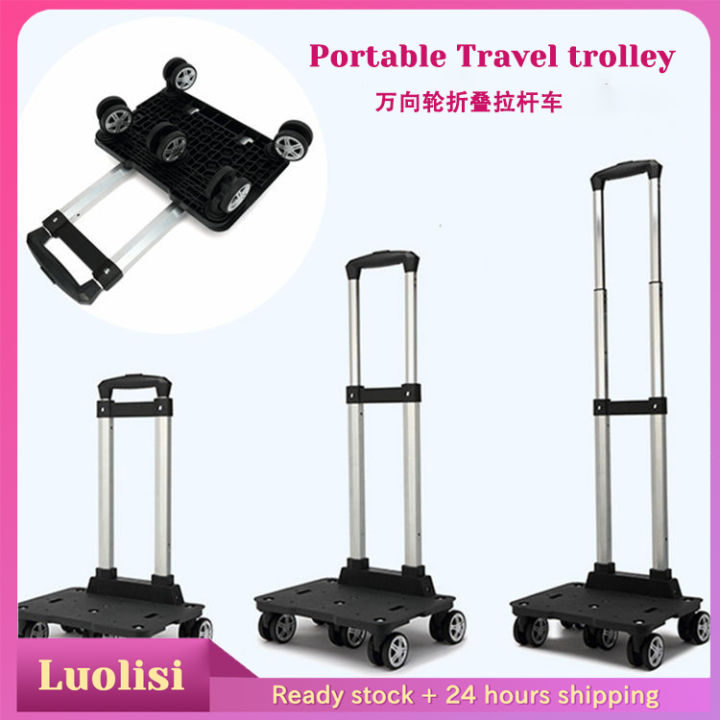 🔥M'sia Stock🔥Portable Travel trolley 折叠手推车 Multifunctional Fordable ...