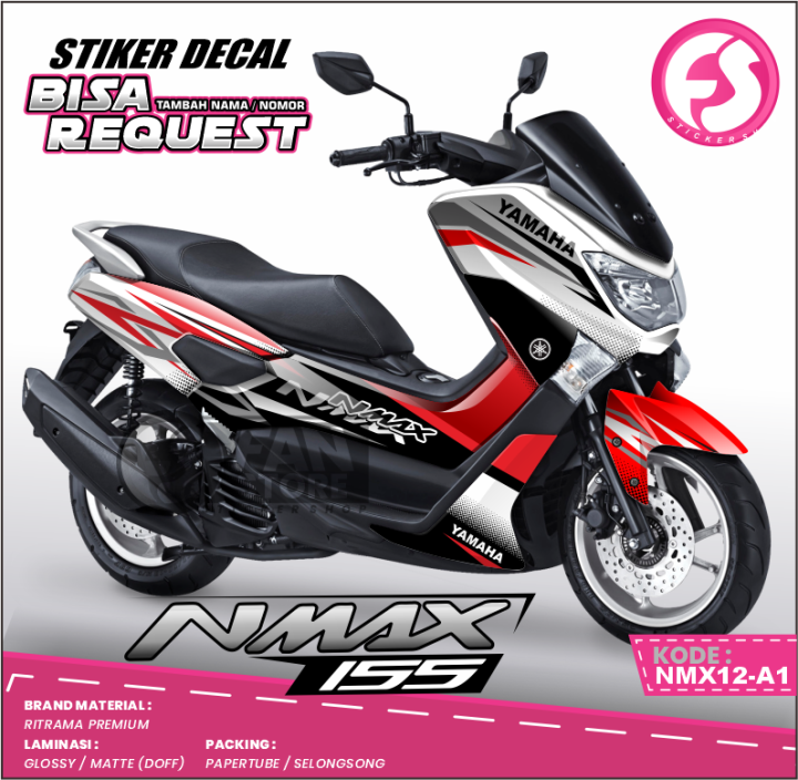 Decal Nmax Full Body - Sticker Striping Nmax Old - Sticker Full Body ...