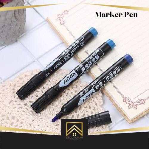 DR Permanent Marker Pen / Bullet Point Pen / Quick Drying Waterproof ...