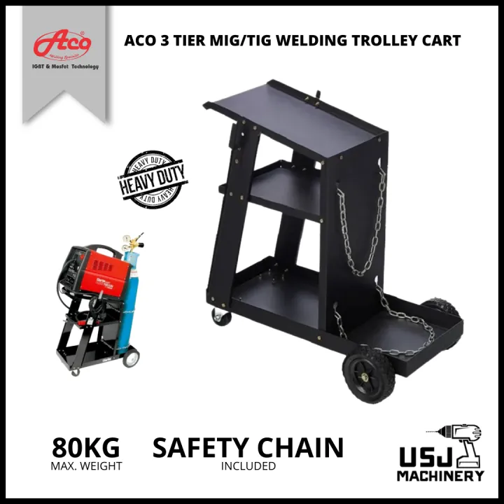 ACO 3-Tier MIG / TIG Welding Trolley Cart | Lazada