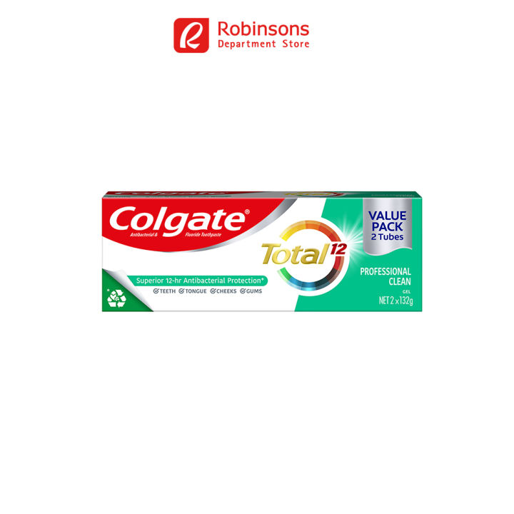 Colgate Total Toothpaste Professional Clean 132g Twin Pack | Lazada PH