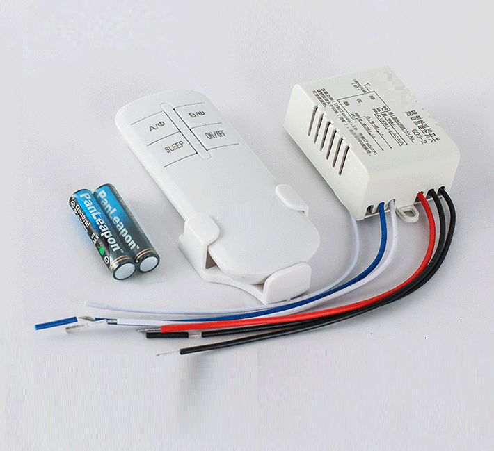 Công tắc điều khiển từ xa không dây 2 cổng MẪU MỚI có chức năng hẹn giờ ...